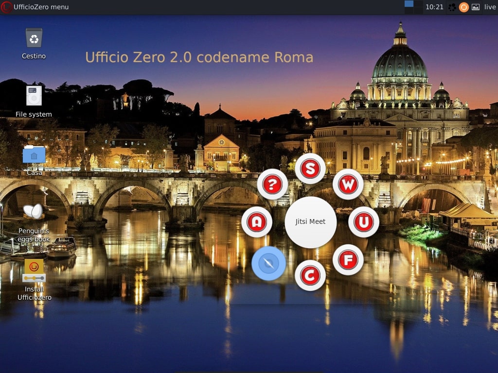 Ufficio Zero Linux 2.0.2 Roma alpha release