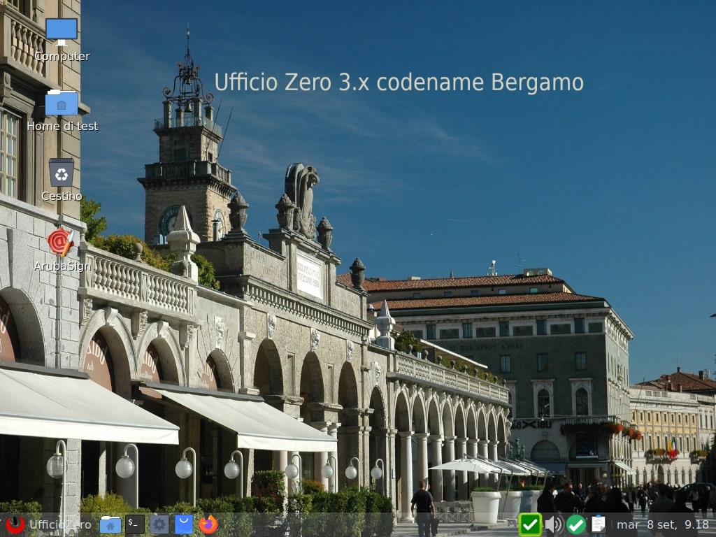 Ufficio Zero Linux 3.0 Bergamo alpha